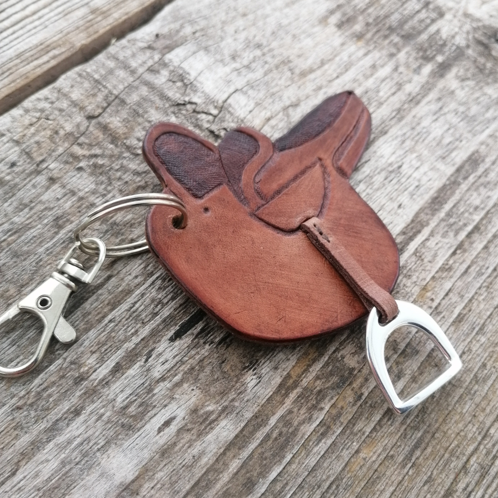 New Side Saddle Keyring - Now available from The Lady Saddler